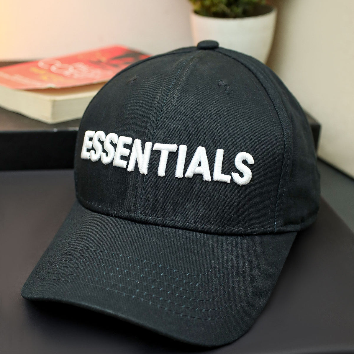 Essen Imp Embroidered logo Cap In Black&White – Turbo Brands Factory