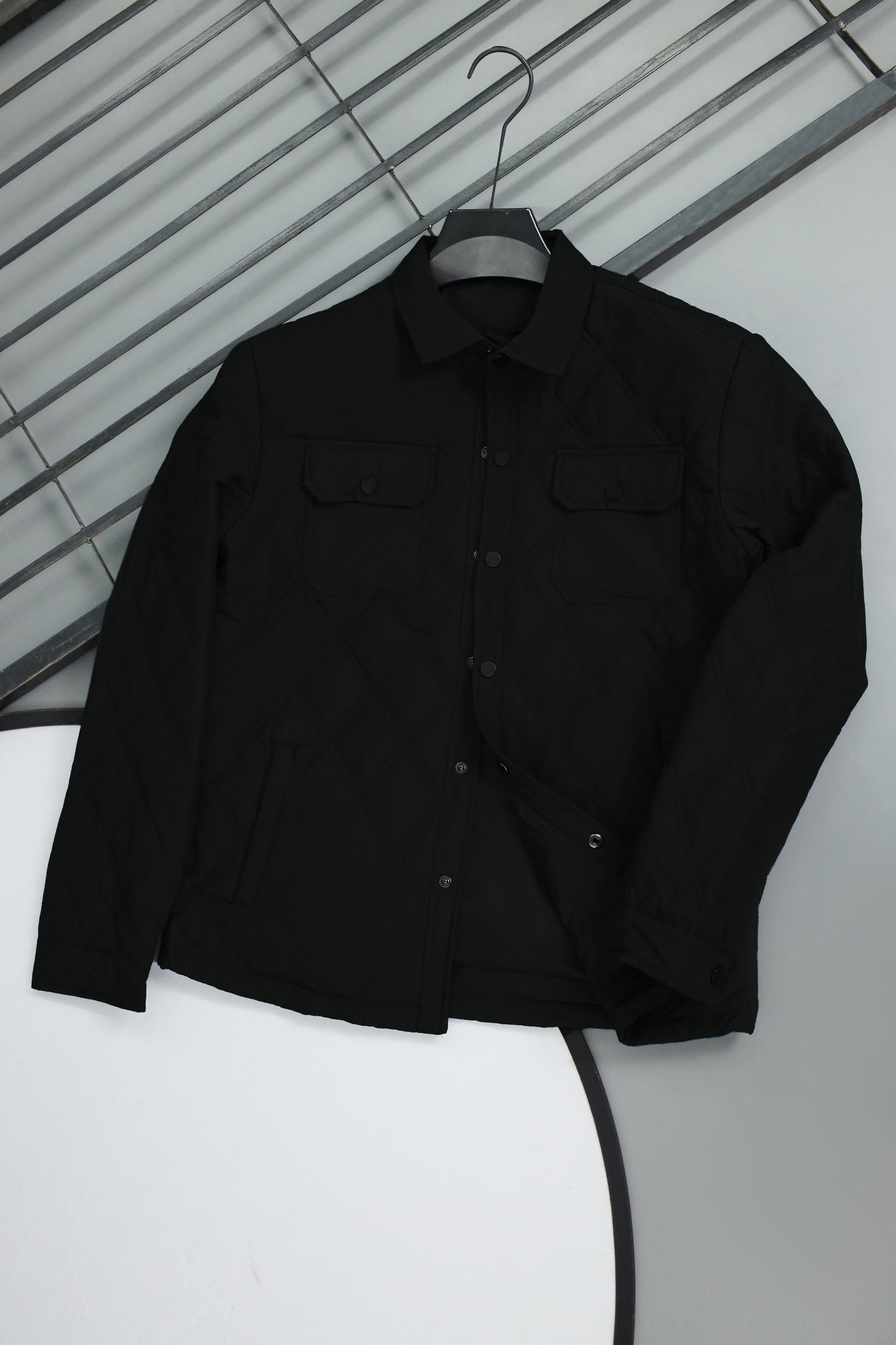 Regular Fit Self Design Imported Light Weight Jacket In Black – Turbo ...