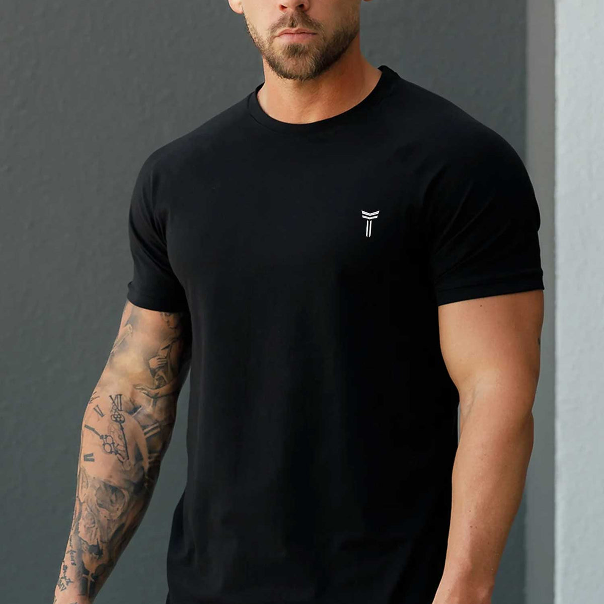 Turbo 'The Gymrat Manifesto' Graphic Performance Dry-Fit Tee In Black ...