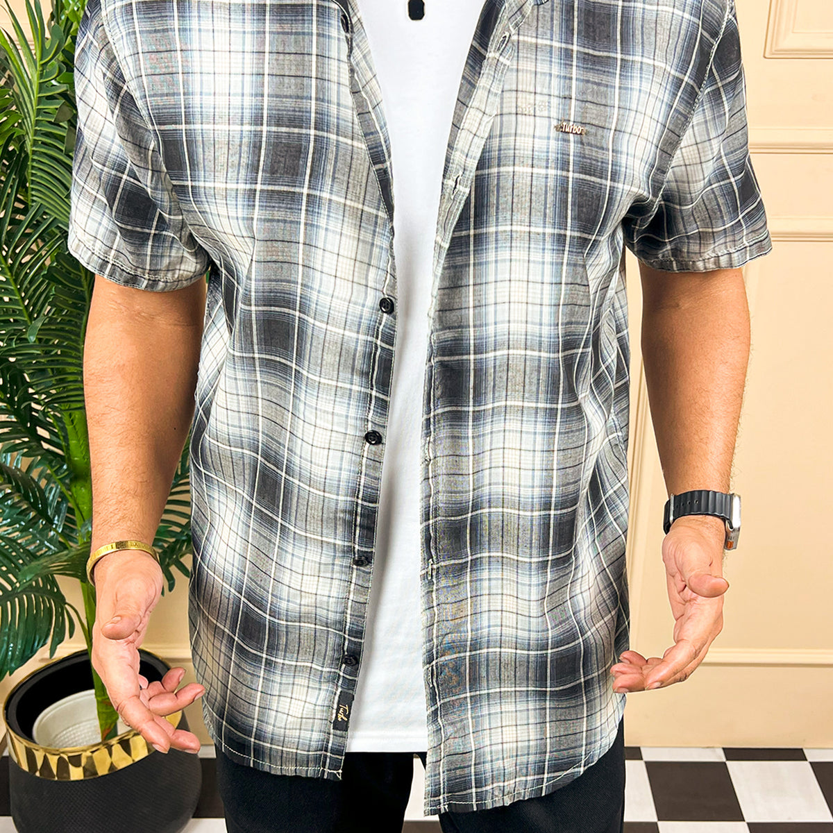 Turbo Classic Pattern Comfort Casual Shirt – Turbo Brands Factory