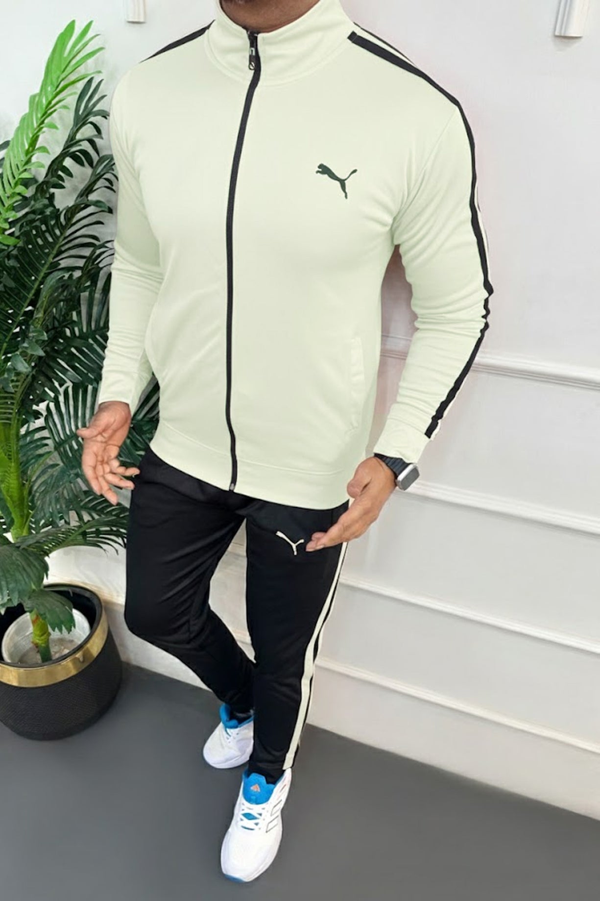 Pma Contrast Dual Side Stripe Tracksuit – Turbo Brands Factory