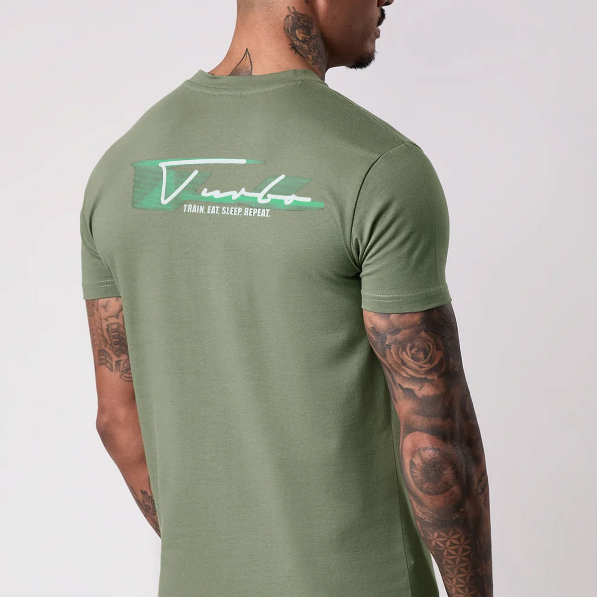 Turbo 'The Repeater' Performance Dry-Fit Tee In Camo Green – Turbo ...