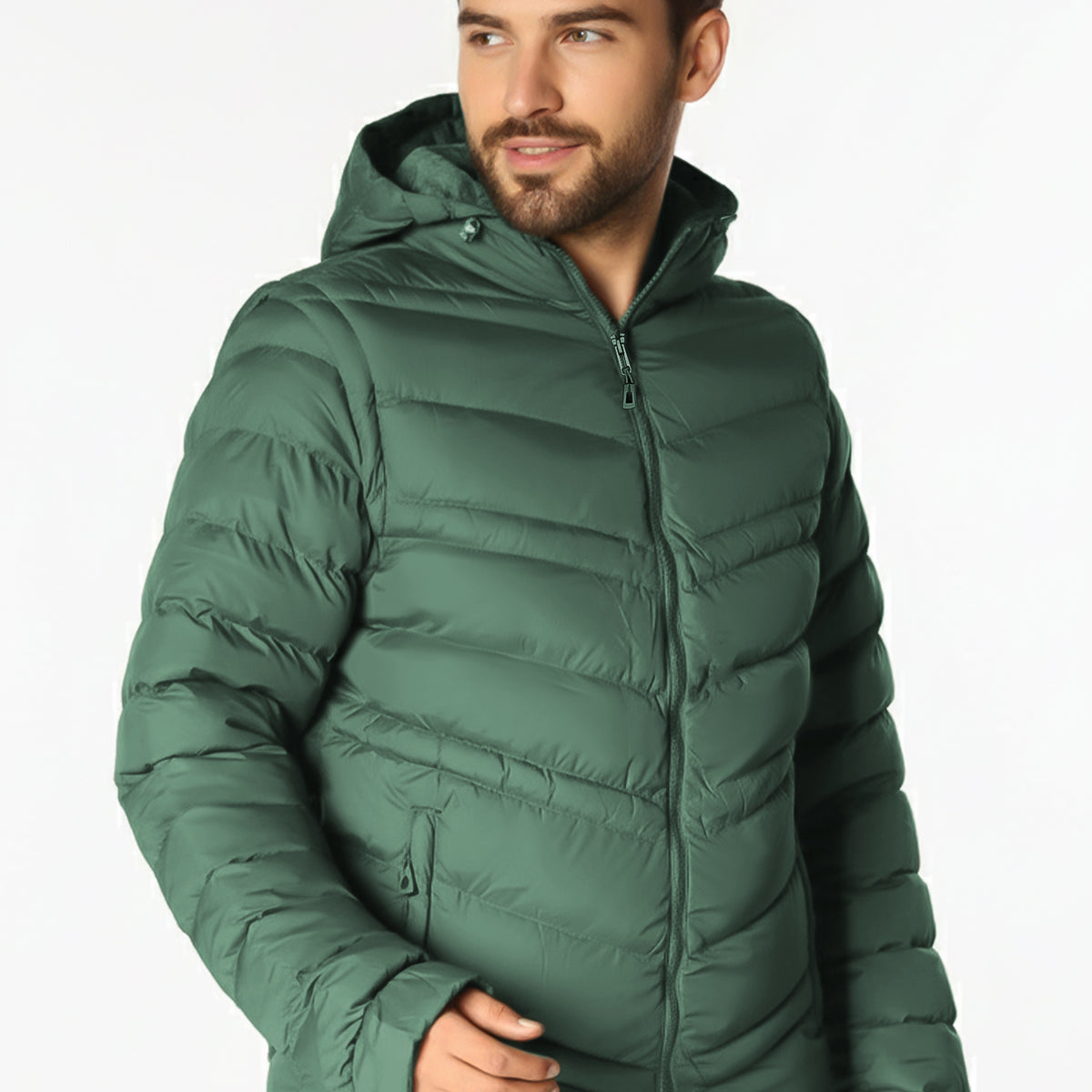 Turbo Poly Stretch Removable Arm Imported Puffer Jacket – Turbo Brands ...