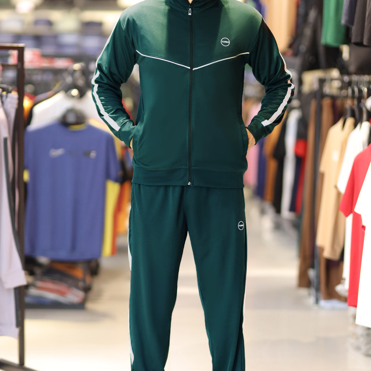 Turbo Athletic Runner Panelled Zipper Tracksuit – Turbo Brands Factory