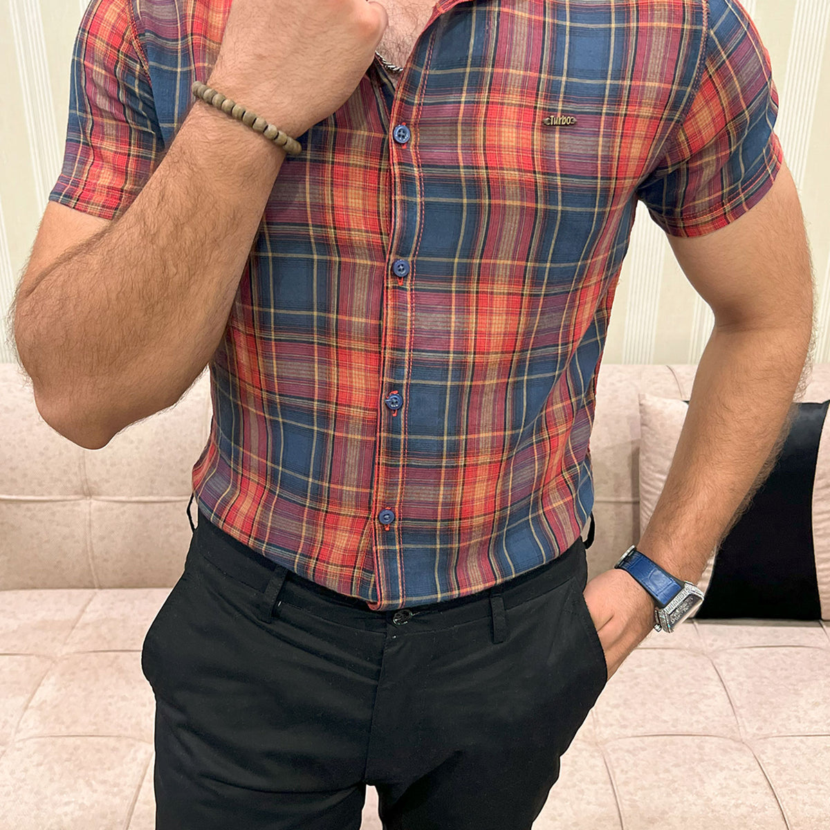 Turbo Classic Pattern Comfort Casual Shirt – Turbo Brands Factory