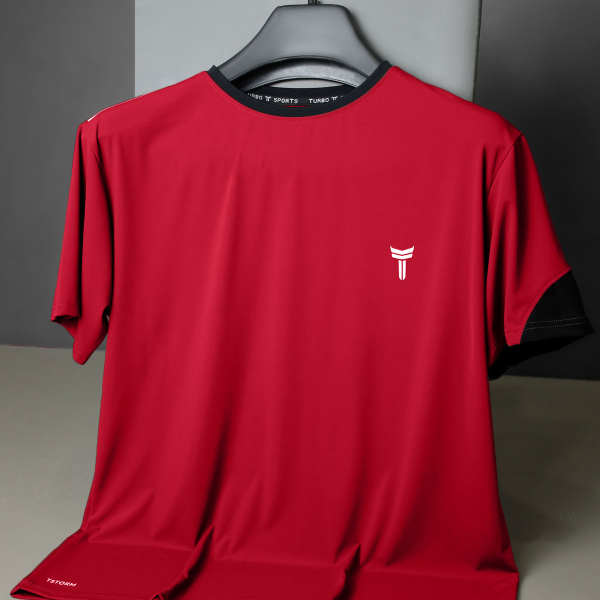 Turbo T-Storm Performance Climalite Dry-Fit Tee In Red – Turbo Brands ...