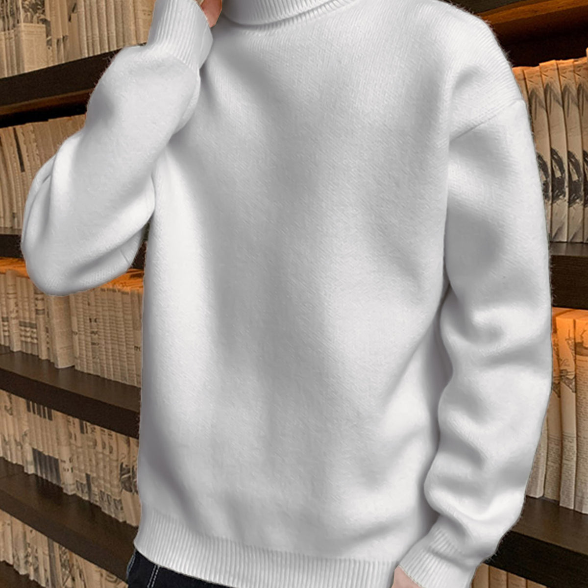 Thermal Winter Turtleneck Pullover High Neck In Slate Grey – Turbo ...