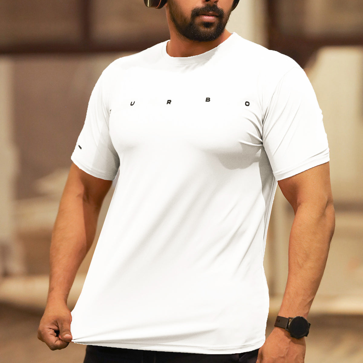 Turbo Multi-Sport Versatile Performance Dry-Fit Tee In White – Turbo ...